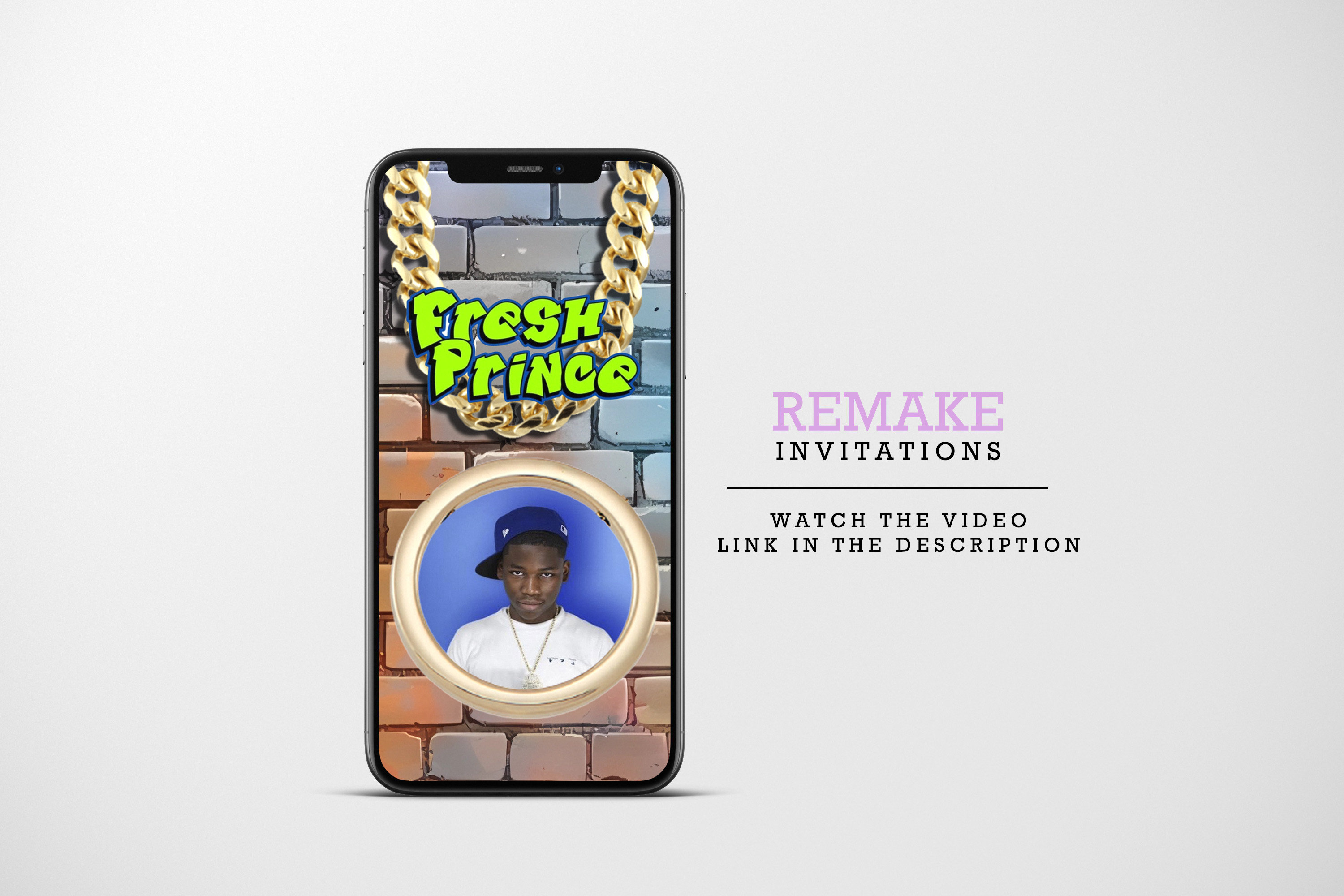 Fresh Prince Video Invitation, Fresh Prince Invitation Animated, Fresh ...