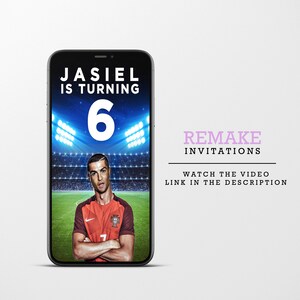 Video Invitation of Lionel Messi and Cristiano Ronaldo, Leo Messi and ...