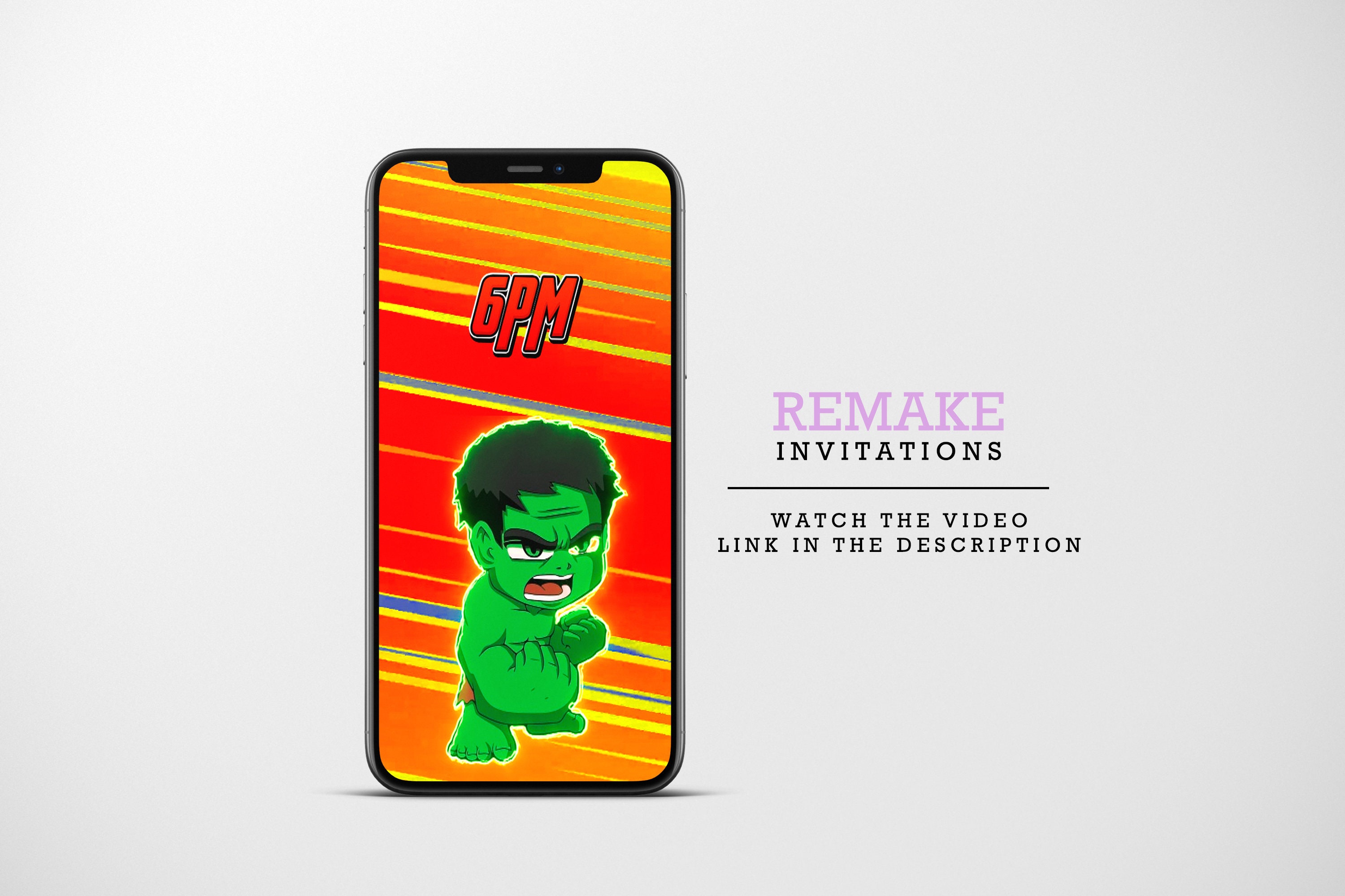 Superhero Video Invitation, Superhero Birthday, Superhero Invite, HERO ...