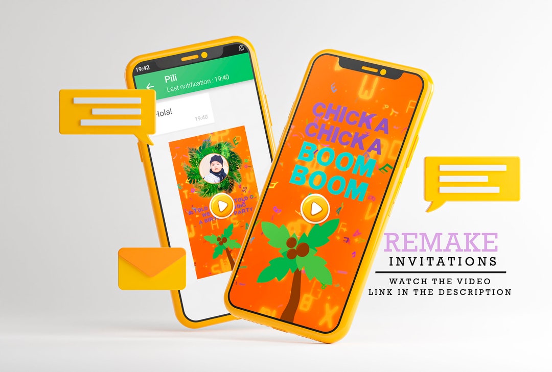 Chicka Chicka Boom Boom Invitation, Chicka Chicka Boom Boom Birthday ...