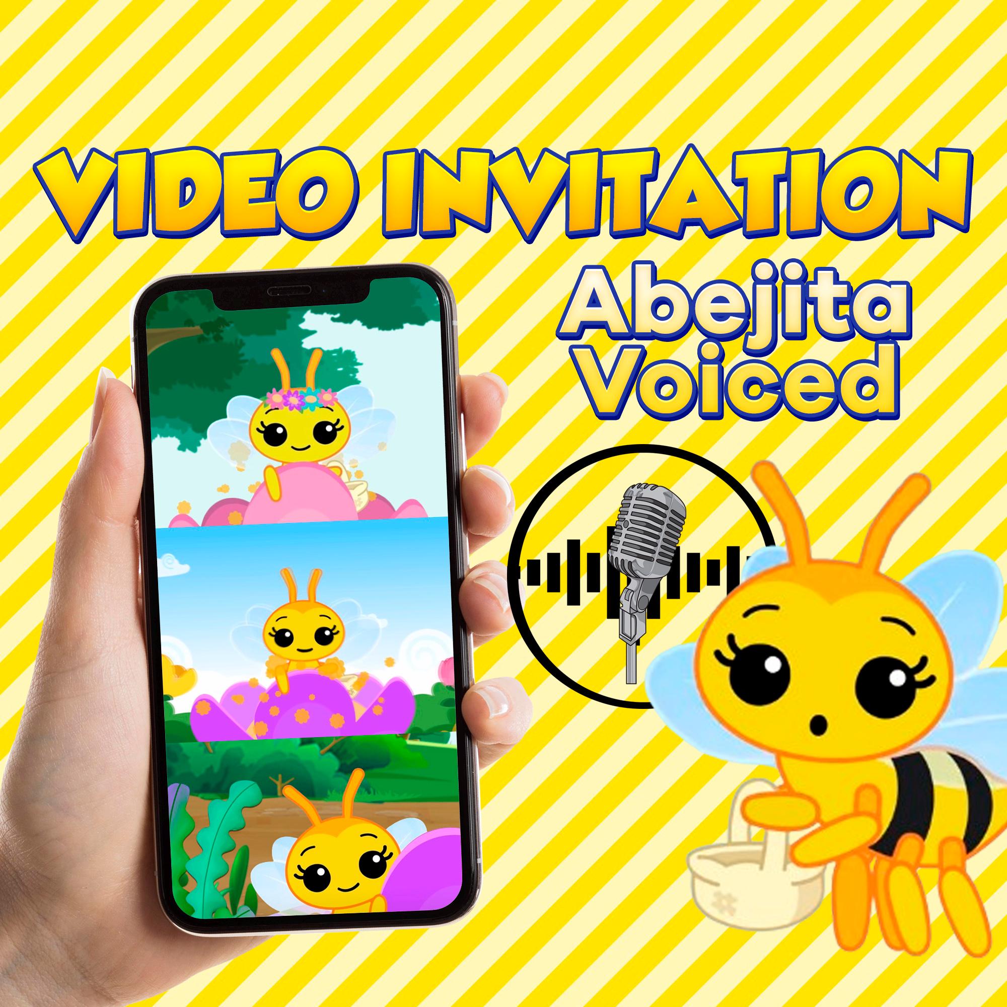 Plantilla Para Editar De Abejita Chiquitita