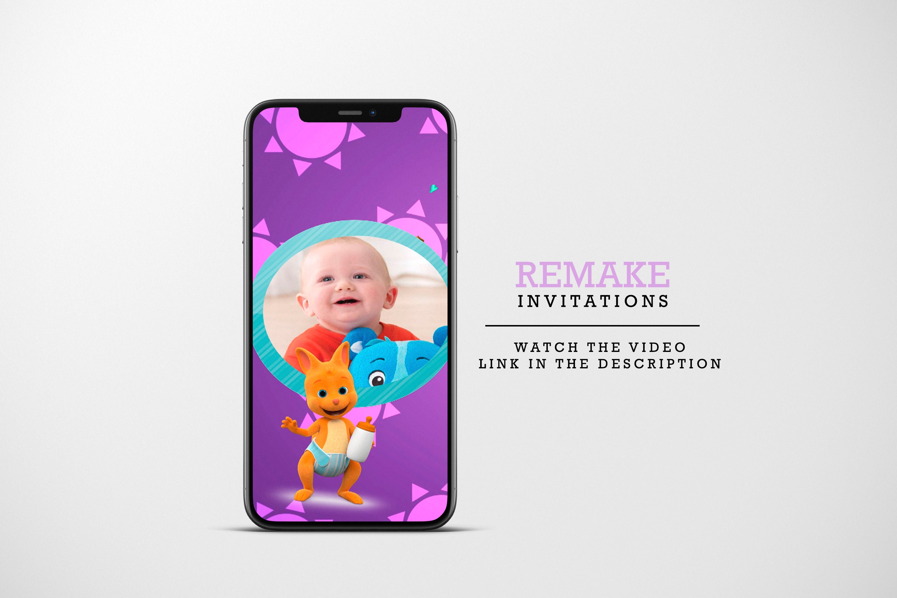 Word Party Invitation, Word Party Digital Card, Word Party Digital ...