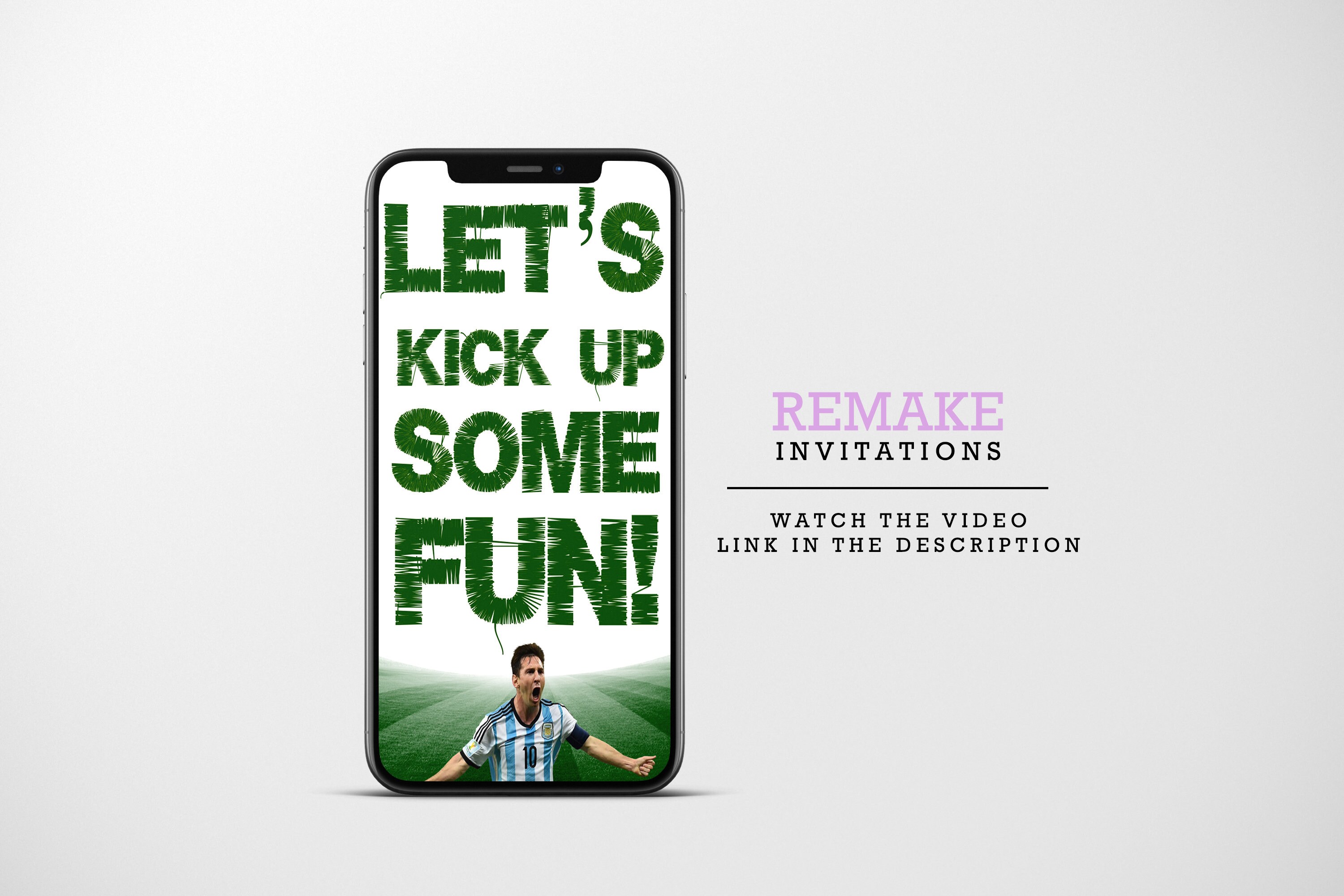 World Cup 2022 Video Invitation Football Birthday, World Cup Qatar 2022 ...