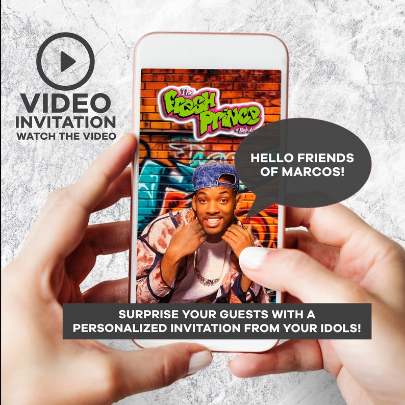Fresh Prince Video Invitation, Fresh Prince Invitation Animated, Fresh ...