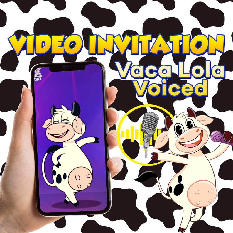 Vaca lola video invitacion, Vaca Lola Invitacion Animada, Vaca Lola ...