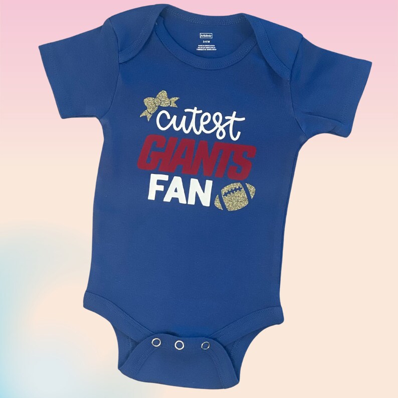Cutest Giants Fan Onesie | NFL | Football Fan - Etsy