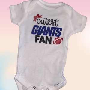 Cutest Giants Fan Onesie | NFL | Football Fan - Etsy