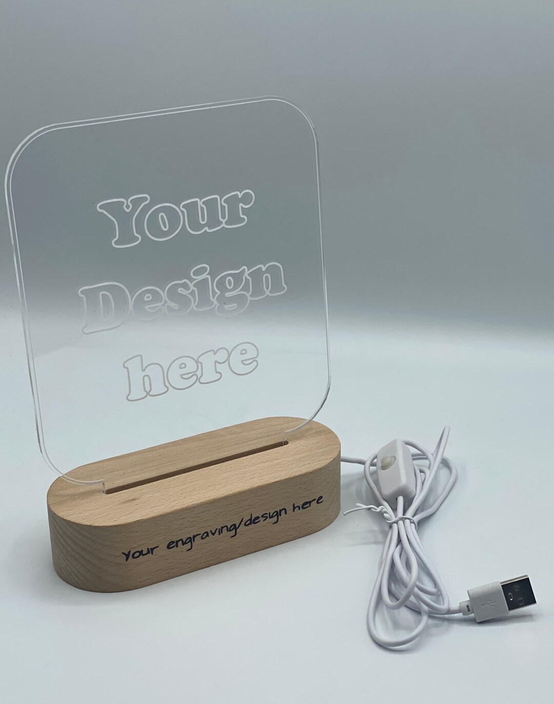 Custom LED Acrylic Light - Etsy