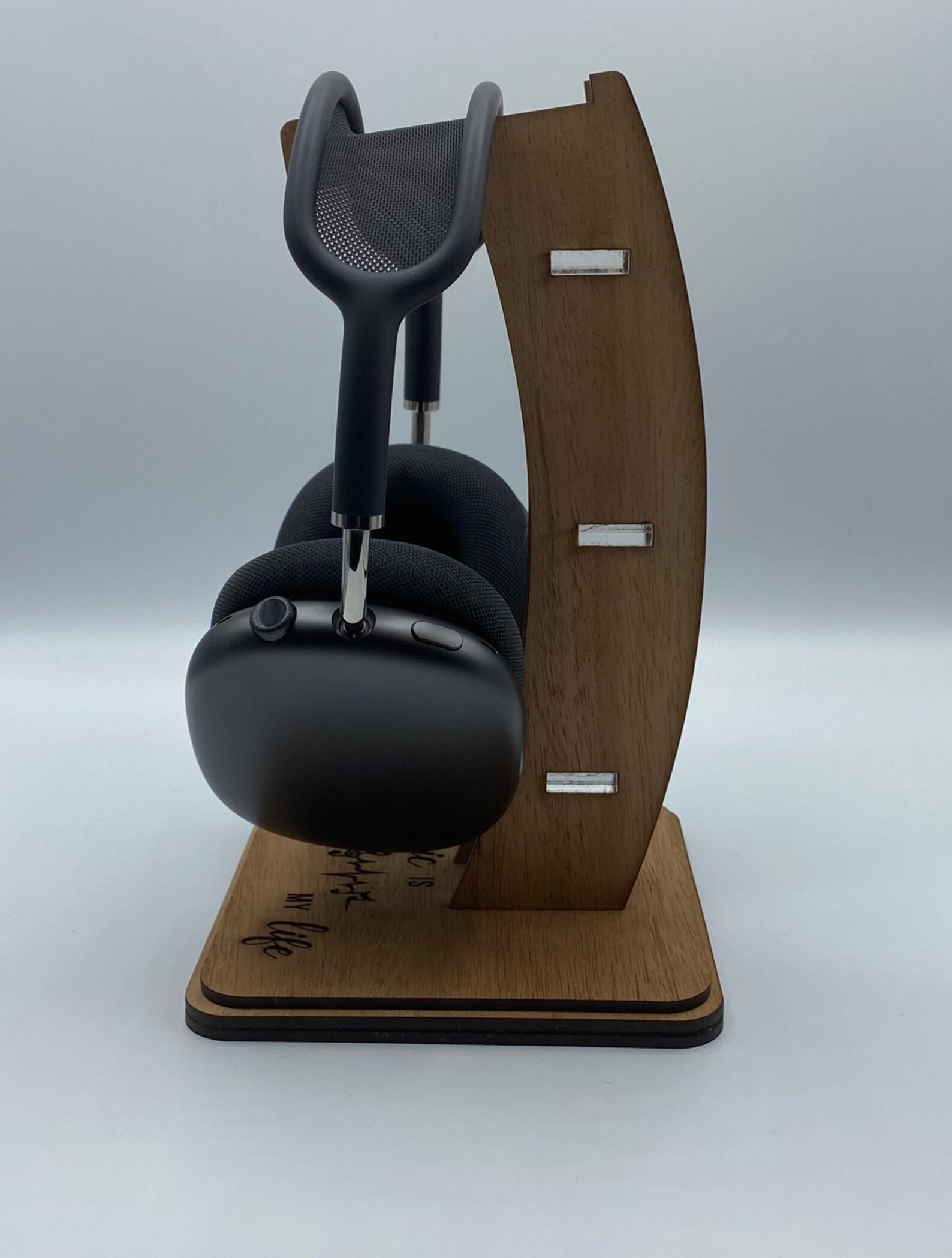 Custom Wooden Headphone Holder Custom Wooden Headphone Stand | Etsy