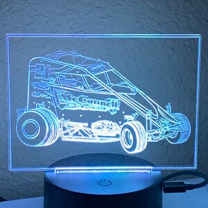 Custom LED Acrylic Light | LED Sign | LED Lamp | Drawing From Photo - Etsy