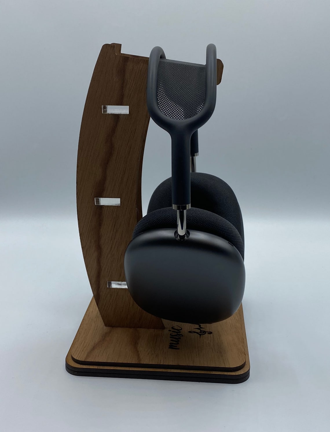 Custom Wooden Headphone Holder Custom Wooden Headphone Stand - Etsy
