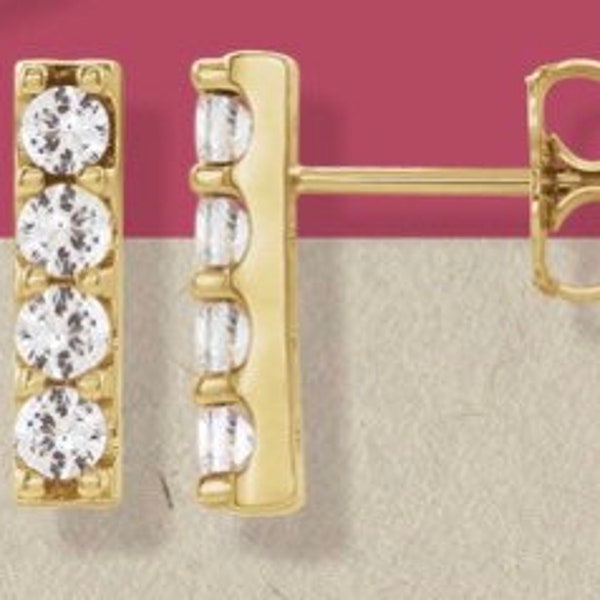 Bar Earrings - Etsy