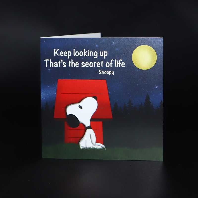 Snoopy Cards - Etsy