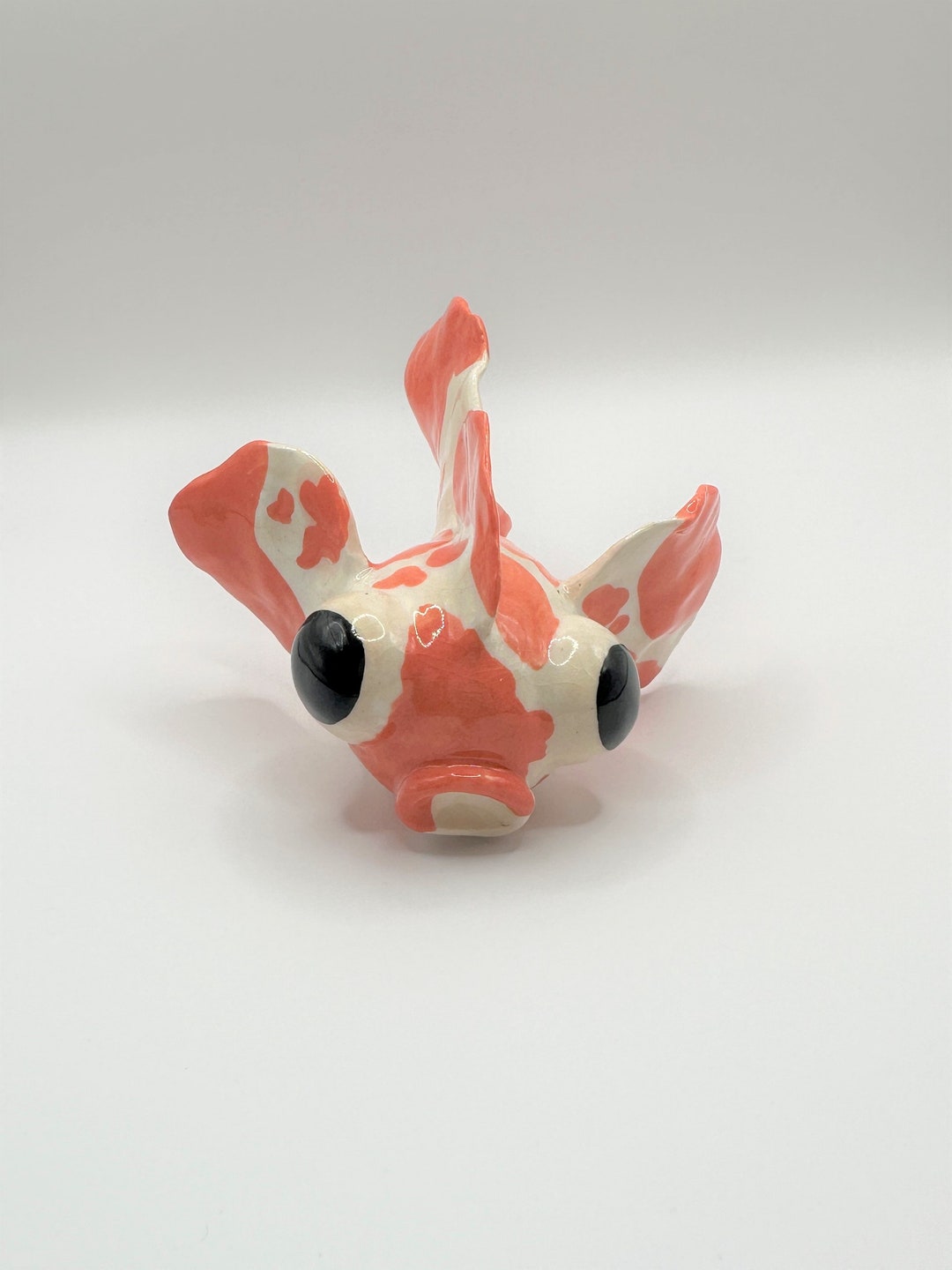 Handmade Ceramic Large Goldfish - Etsy