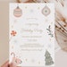 Cute Holiday Party Invitation Cute Holiday Party Invite Pastel ...