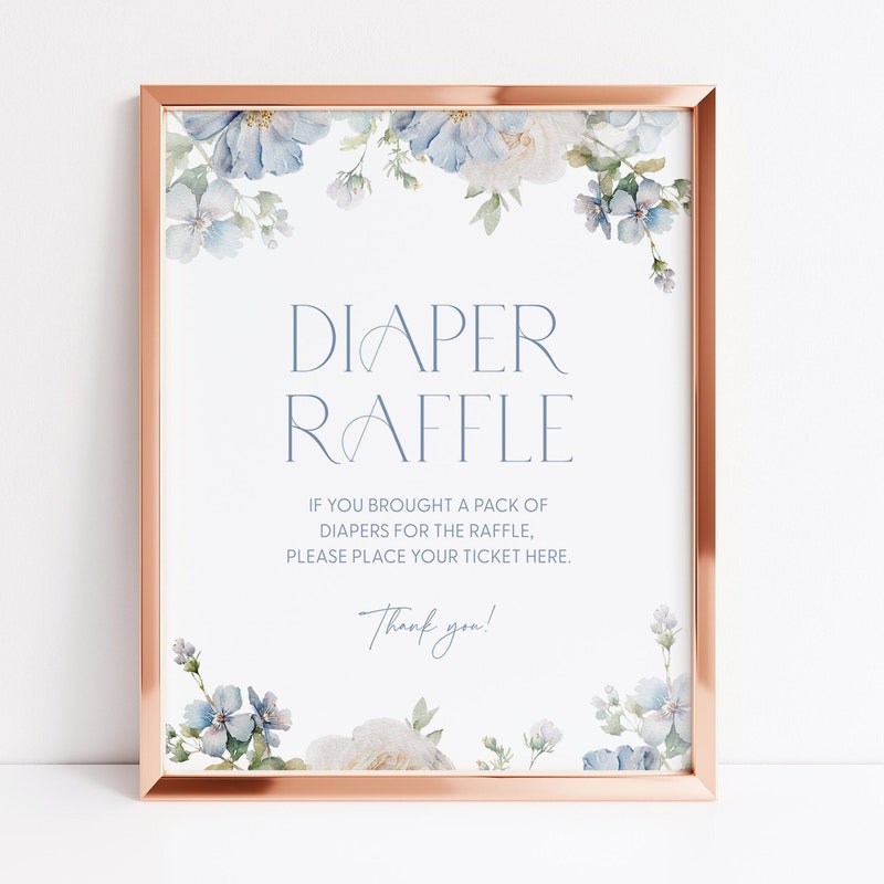 Blue Diaper Raffle - Etsy