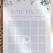 Dusty Blue Floral Baby Bingo Baby Shower Game Blue Baby Bingo - Etsy