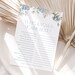 Dusty Blue Floral Who Knows Mommy Best Baby Shower Game Who Knows Mom ...