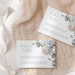 Dusty Blue Floral Books for Baby Card Baby Shower Books for Baby Insert ...