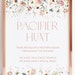 Chic Floral Pacifier Hunt Baby Shower Game Printable Pacifier Hunt Game ...