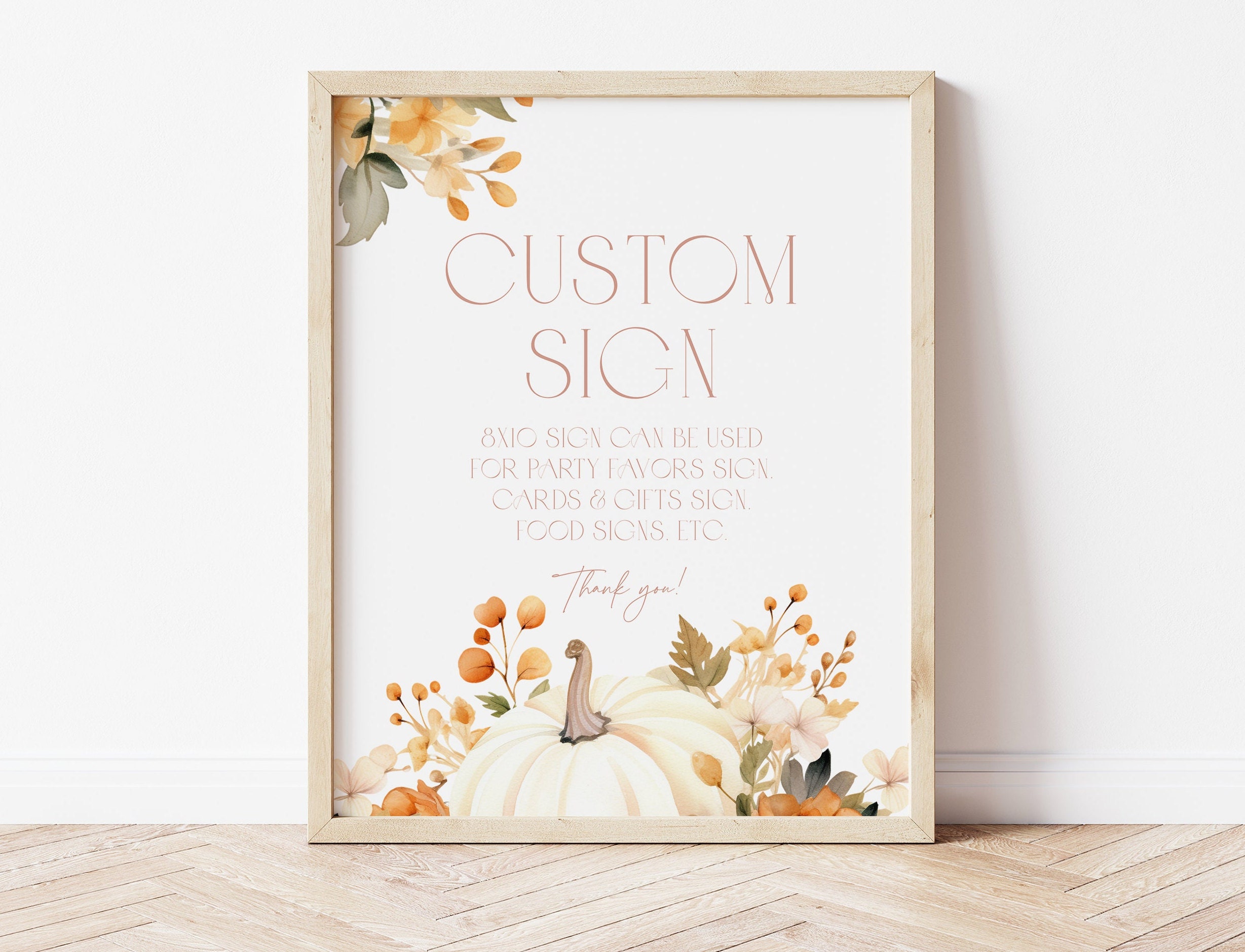 Fall Pumpkin Custom Sign Pumpkin Custom Sign Fall Custom Sign Fall ...