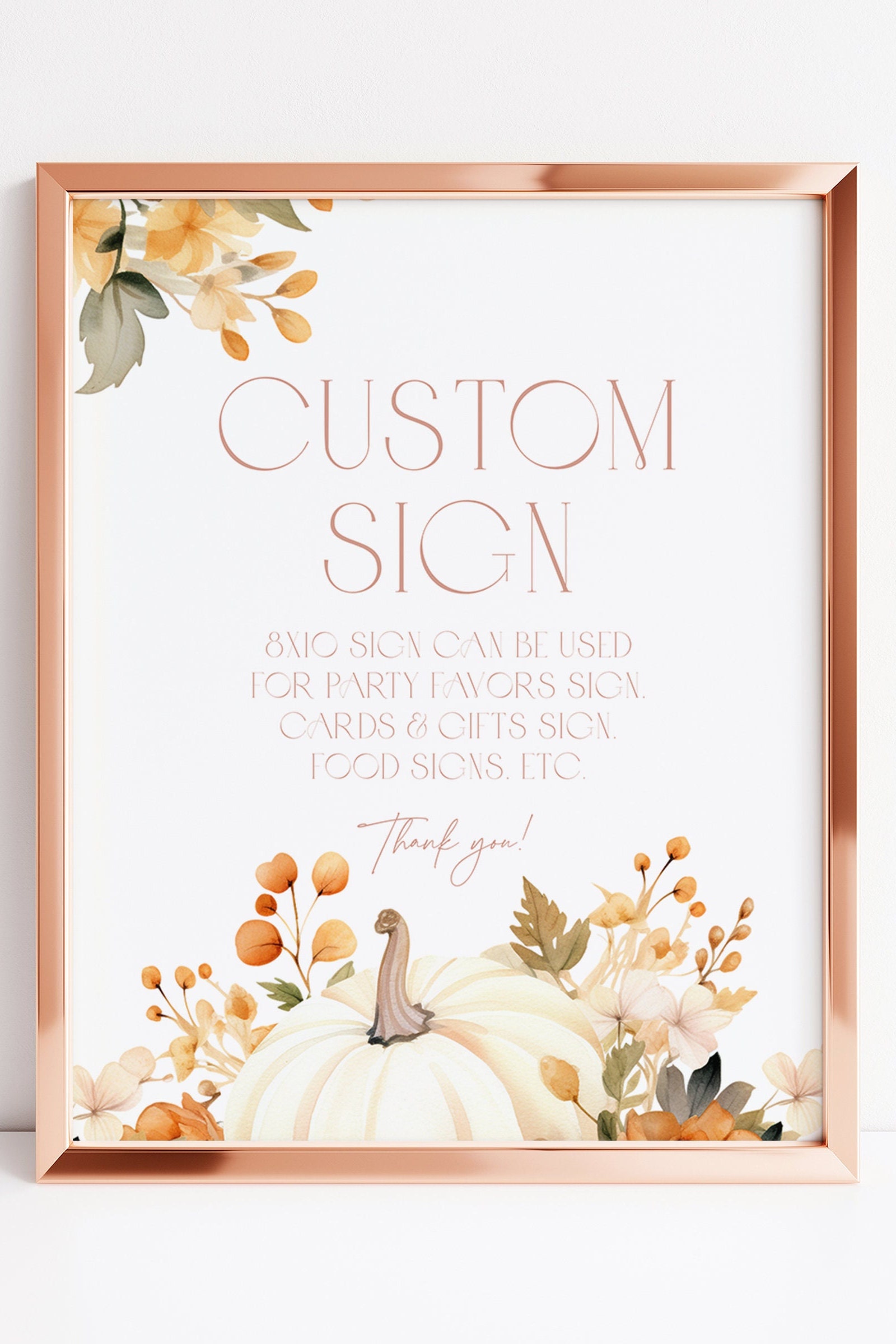 Fall Pumpkin Custom Sign Pumpkin Custom Sign Fall Custom Sign Fall ...