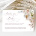 Floral Garden Books for Baby Card Baby Shower Books for Baby Insert ...