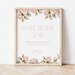 Dusty Pink Rose Date Night Jar Bridal Shower Sign Roses Date Night Sign ...