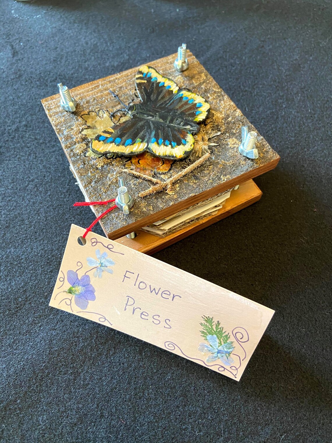 Prensa de flores de madera Exclusiva prensa de flores de pino - Etsy España