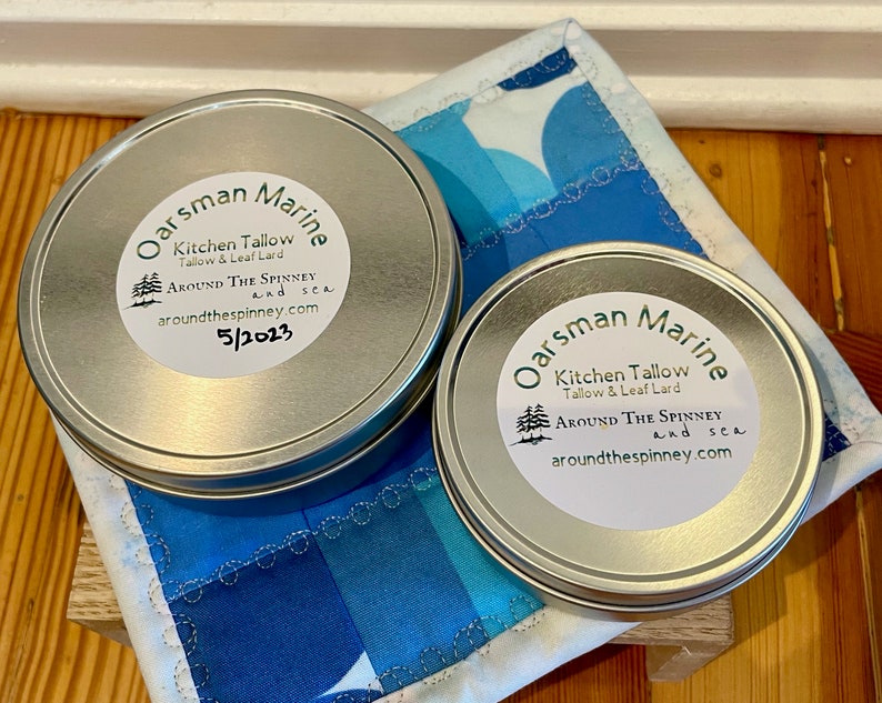 Cast Iron Seasoning Tallow, Grass-fed Beef & Leaf Lard - Etsy