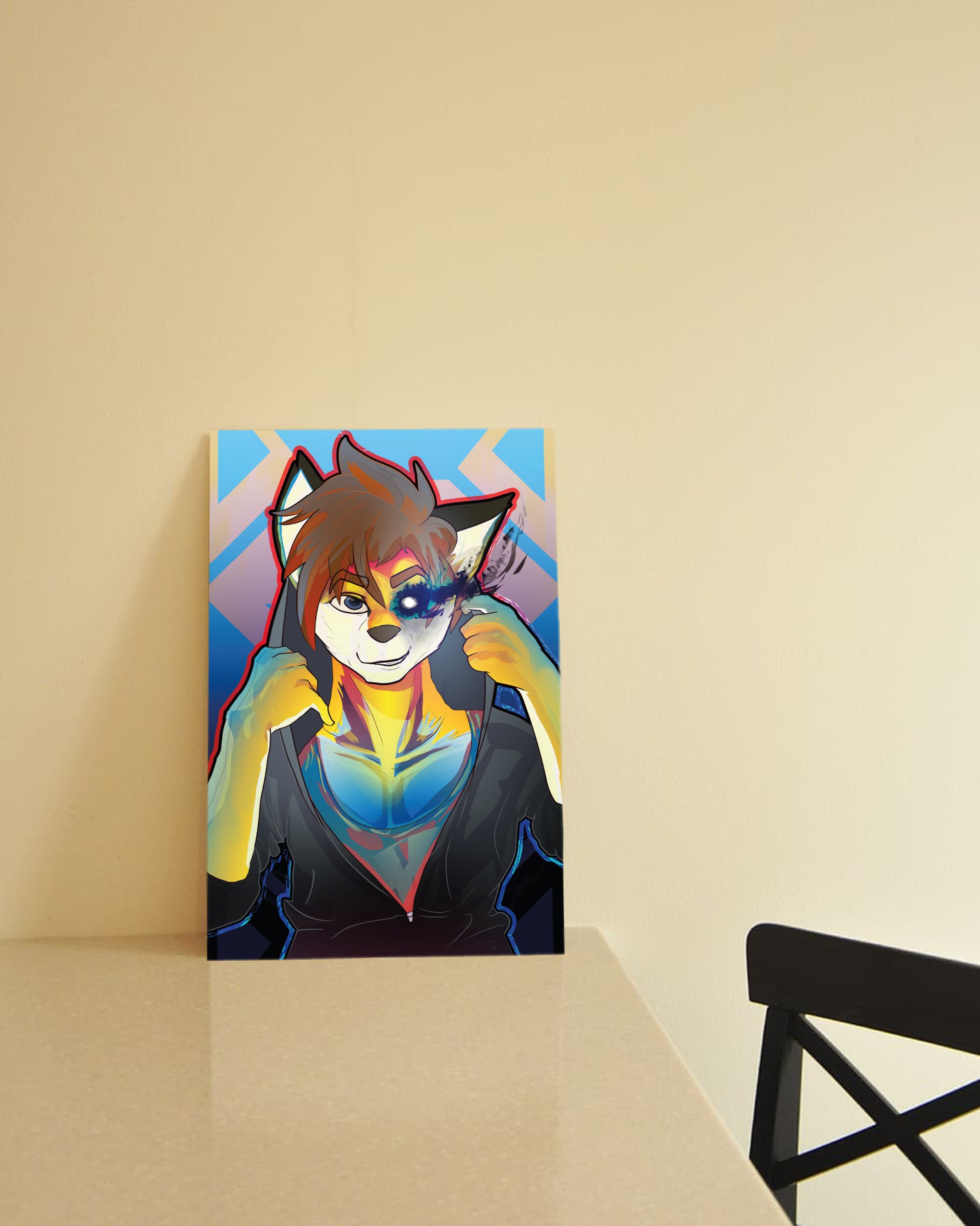 Furry Art Nox the Fox Hero Wall Art 11x17 Poster Fantasy - Etsy