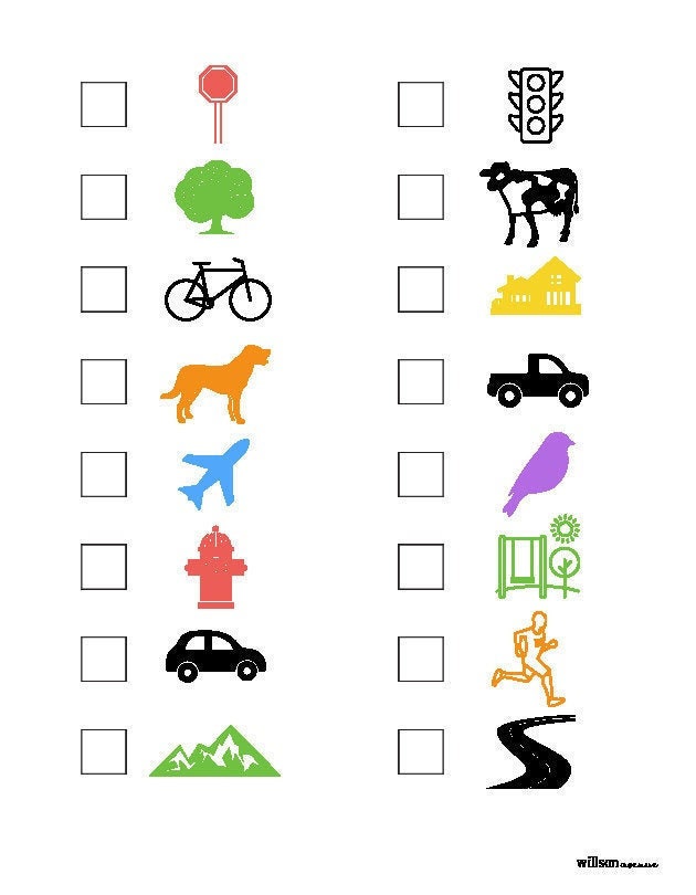 Around Town Scavenger Hunt | Etsy