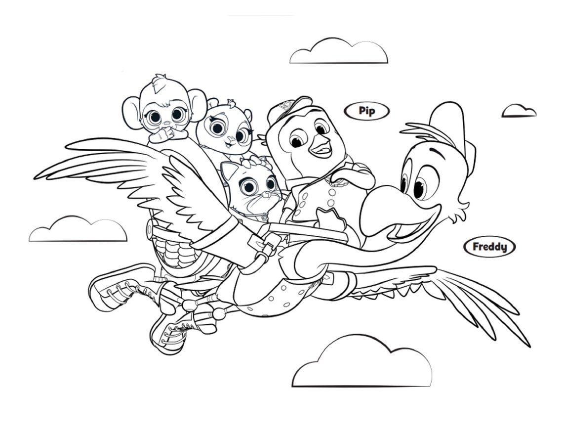 T.O.T.S Coloring Book For Kids Ages 4-8 Printable Coloring | Etsy