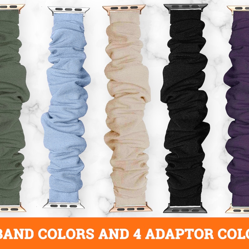 Scrunchie Apple Watch Bands - Etsy