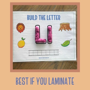 Letter Identification Mats / Preschool Printables / Homeschool Learning ...