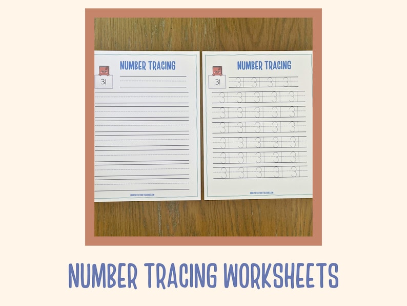 Counting Numbers 31-40 Spin and Trace / Preschool Printables for Math ...