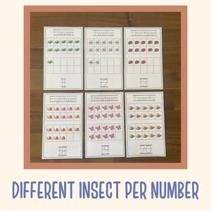 Counting Numbers 11-20 Tracing Flashcards and Task Cards / Preschool ...