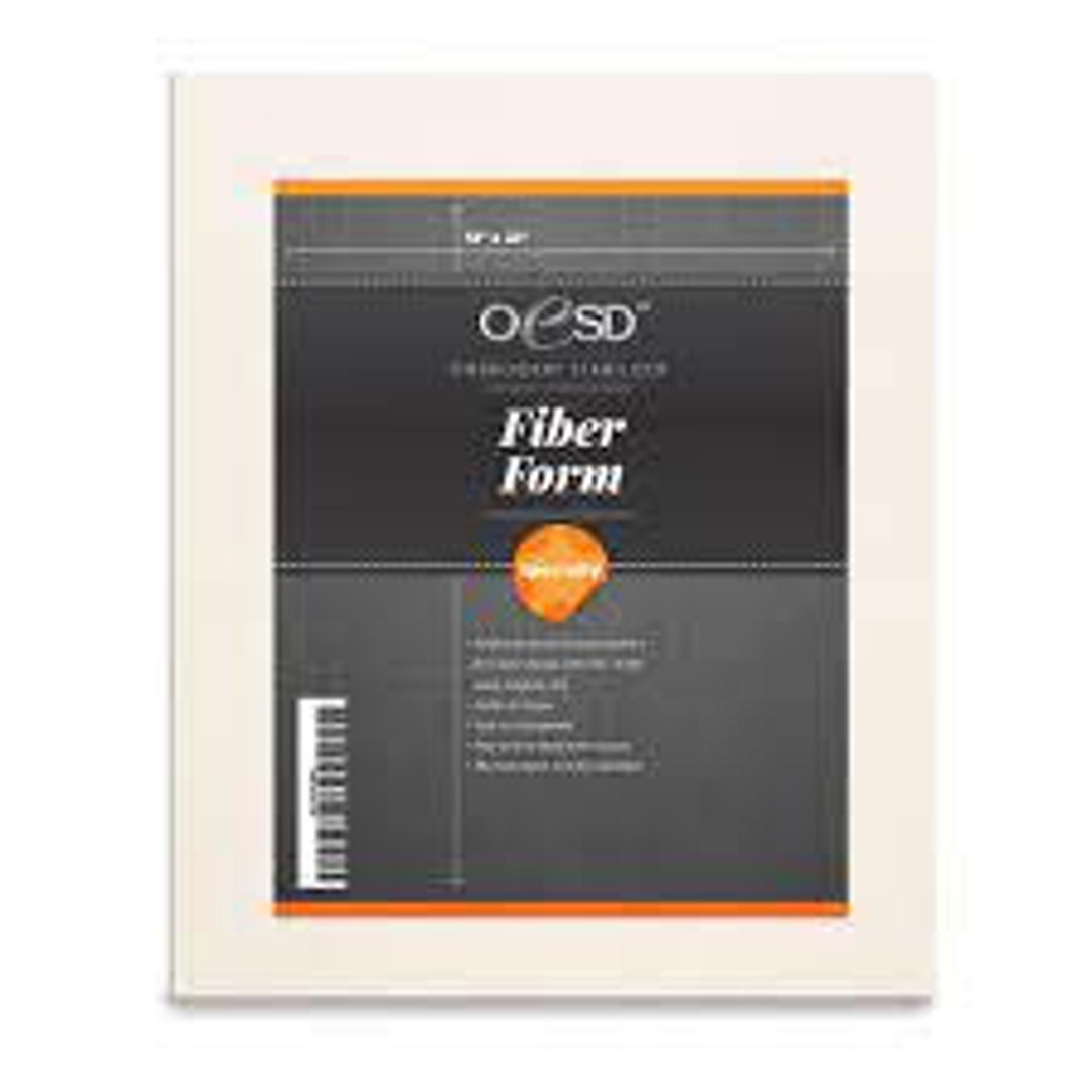 OESD Embroidery Stabilizer Fiber Form Specialty White 18 X 22 - Etsy