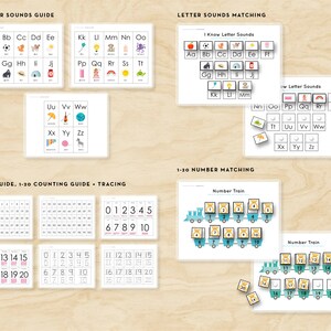 Preschool Kindergarten 1st Grade Toddler Learning Binder Busy Book ...