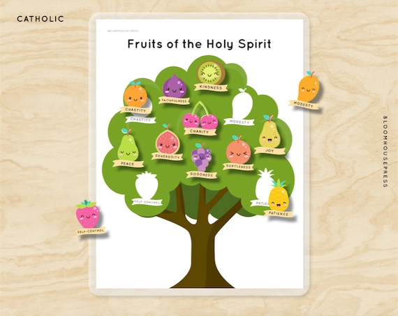 Fruits Of The Holy Spirit Catholic Worksheet 287125 | Fruits Of The