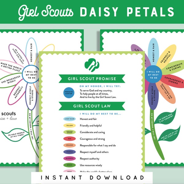 Girl Scout Daisy - Etsy