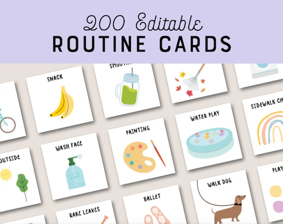 Daily Routine Picture Cards