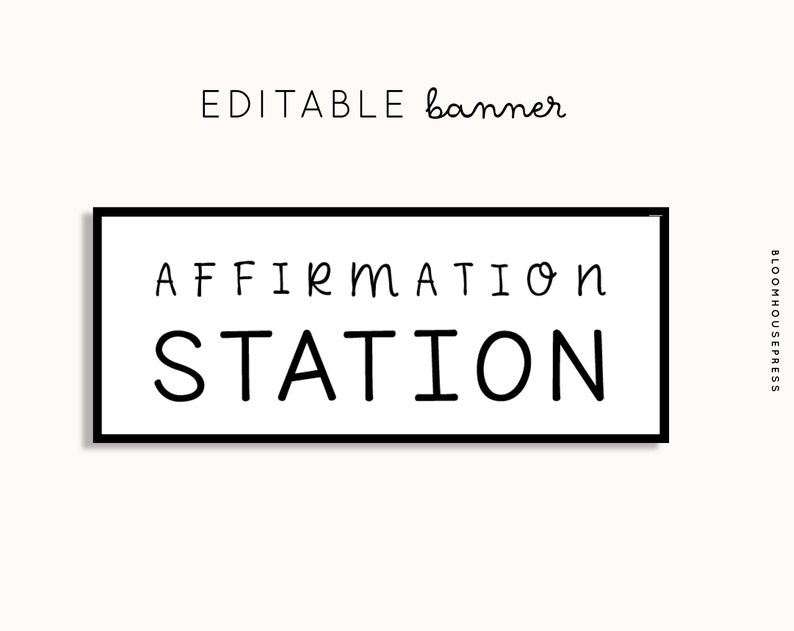 Boho Rainbow Affirmation Station: Mirror Cards, Classroom Decor ...