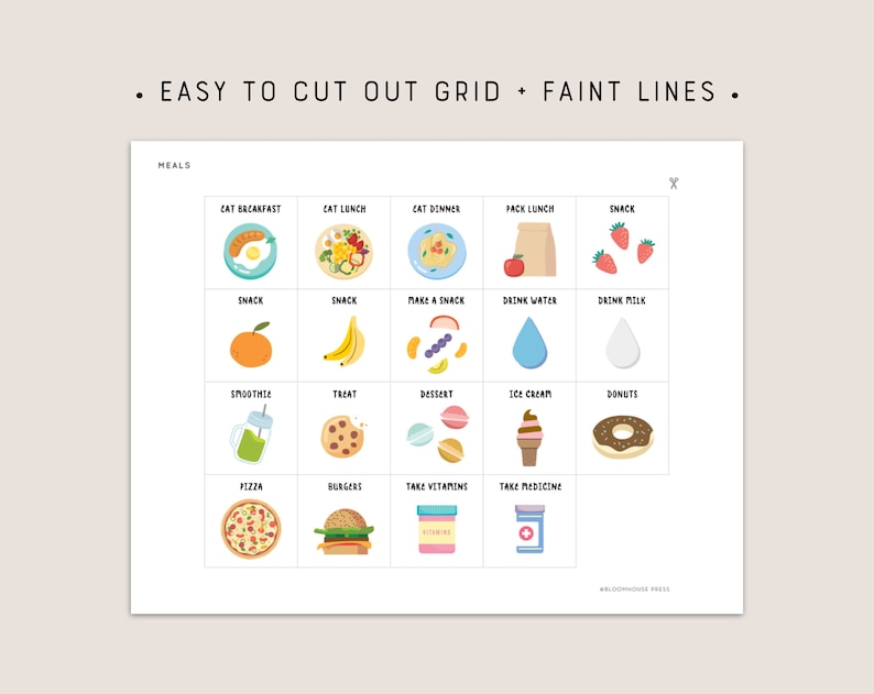 Editable Daily Visual Routine Cards Schedule for Kids Toddlers ...