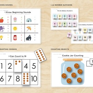 Preschool Busy Book Learning Binder Readiness Guide Toddler Activity ...