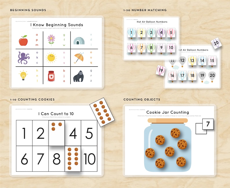 Preschool Busy Book Learning Binder Readiness Guide Toddler - Etsy