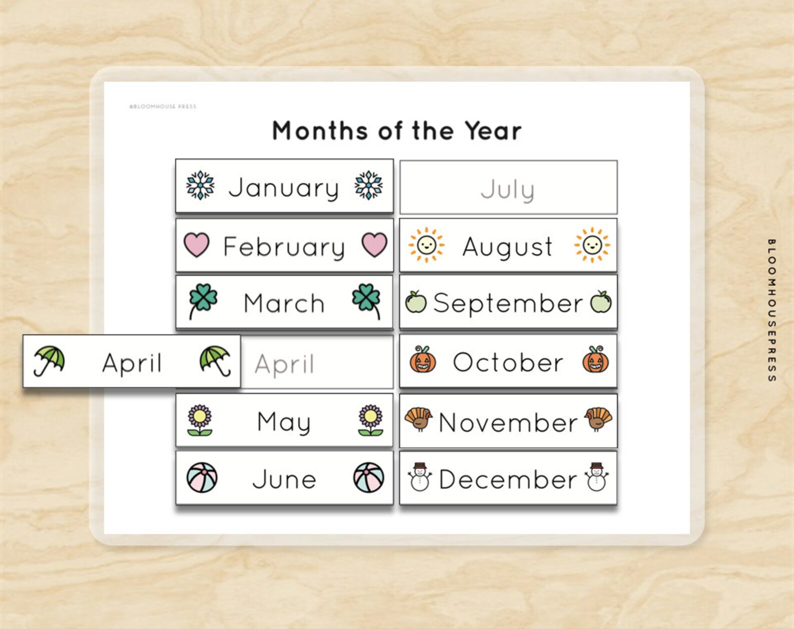 Perpetual Calendar Morning Board Weather Seasons US Holidays - Etsy