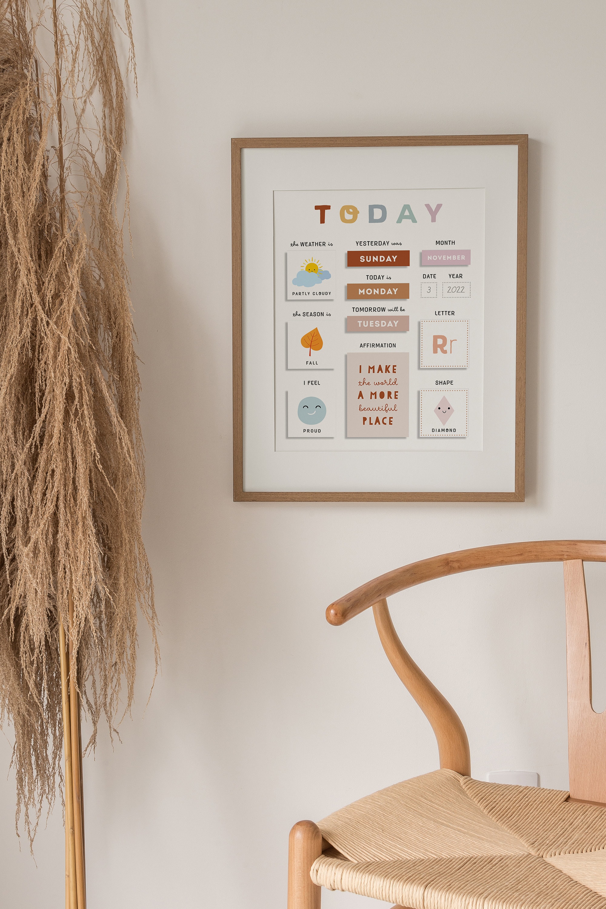 Daily Morning Board Circle Time Calendar Weather Seasons | Etsy Australia