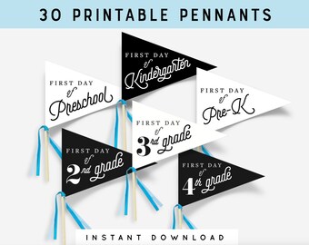 First Day of Pre K | Etsy