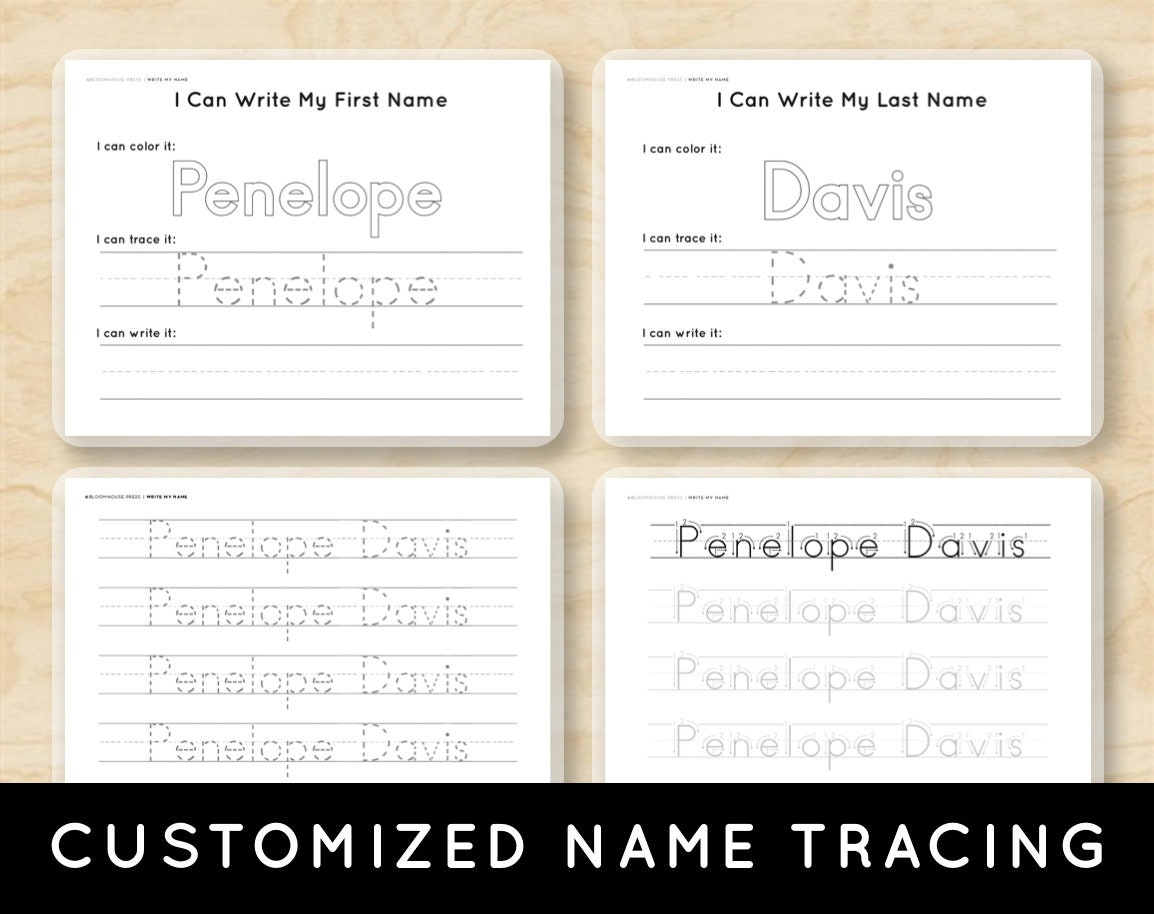 custom-name-tracing-letters-printable-worksheet-learn-to-write-etsy